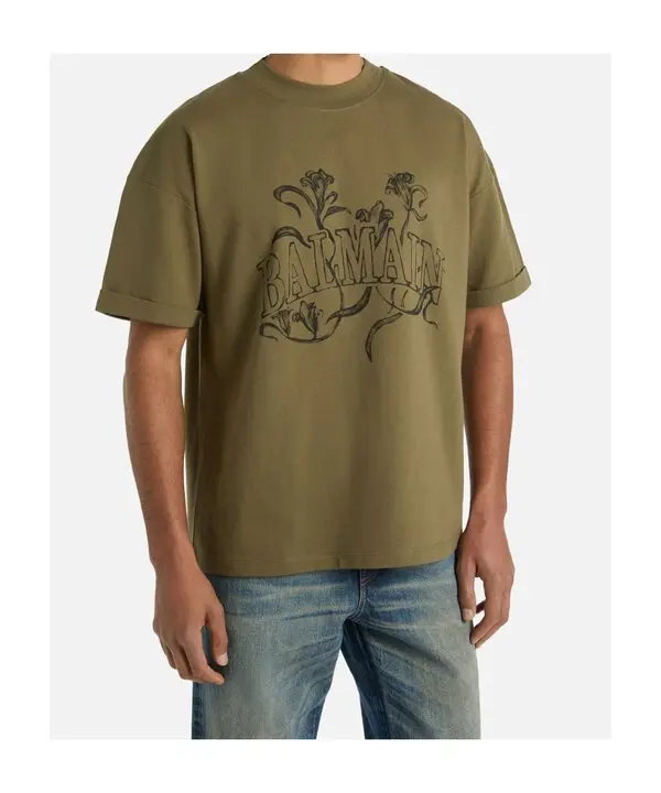 Balmain Printed Bloom T-shirt