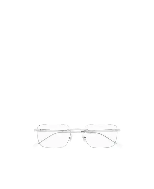 Montblanc Rimless Rectangle Frame Eyeglasses