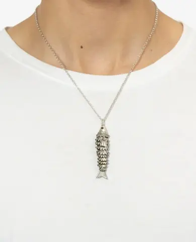 Isabel Marant Étoile River Necklace With Fish Pendant