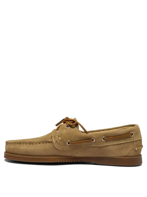 Paraboot Lace-up Loafers With Natural Rubber Sole