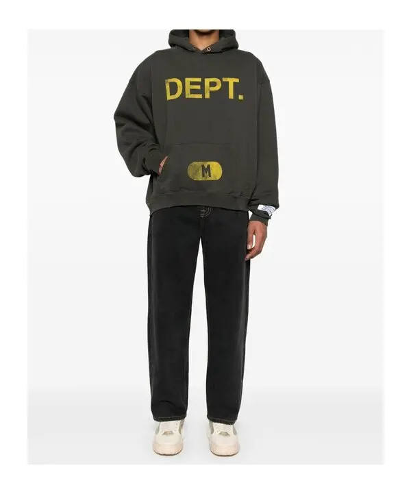 GALLERY DEPT. Logo Printed Long Sleeve Hoodie