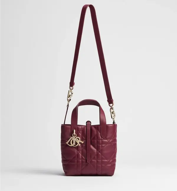 Dior Small Vertical Tote Bag - Red