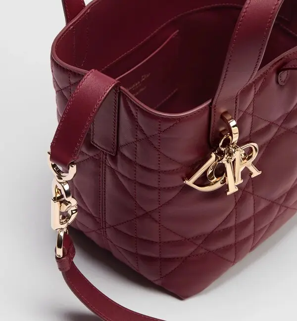 Dior Small Vertical Tote Bag - Red