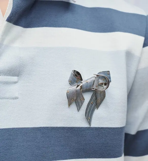 Dior Guilloché Brooch