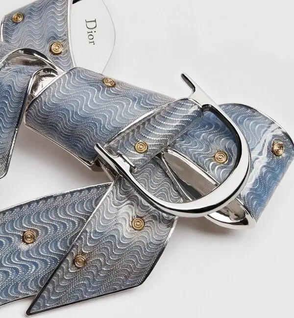 Dior Guilloché Brooch