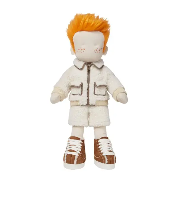 Fendi Maxi Charm Alcantara And Kidassia Hair Doll - Multicolor