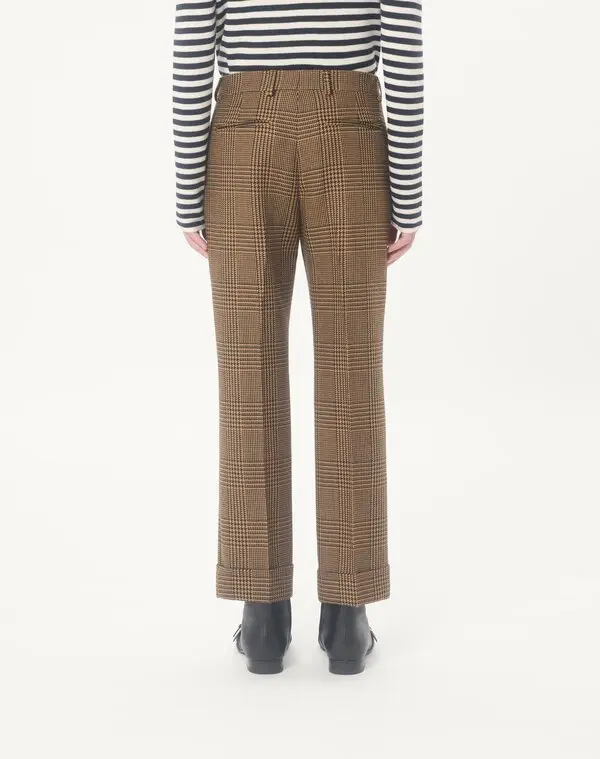 Valentino Garavani Plaid Wool Trousers