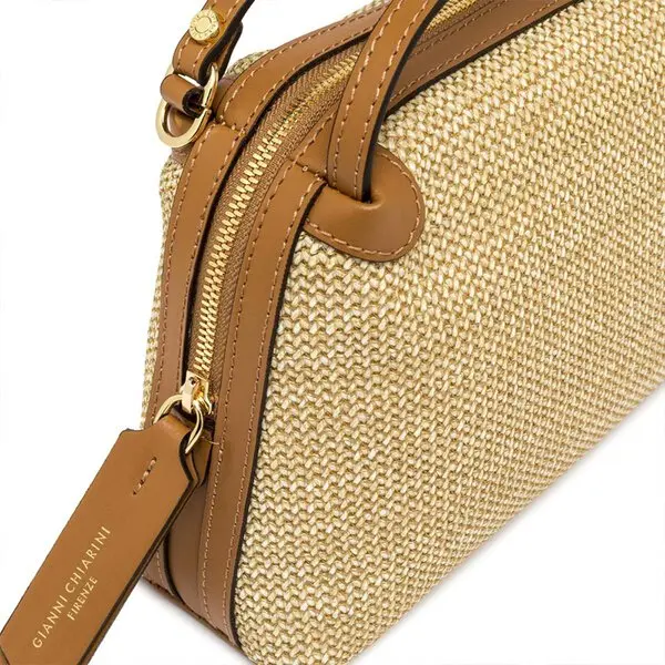 GIANNI CHIARINI Alifa Woven Tote Bag - Nude