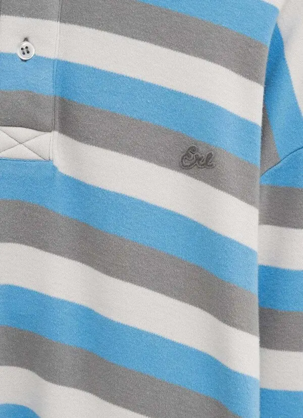 ERL Collared Long-sleeve Polo Shirt