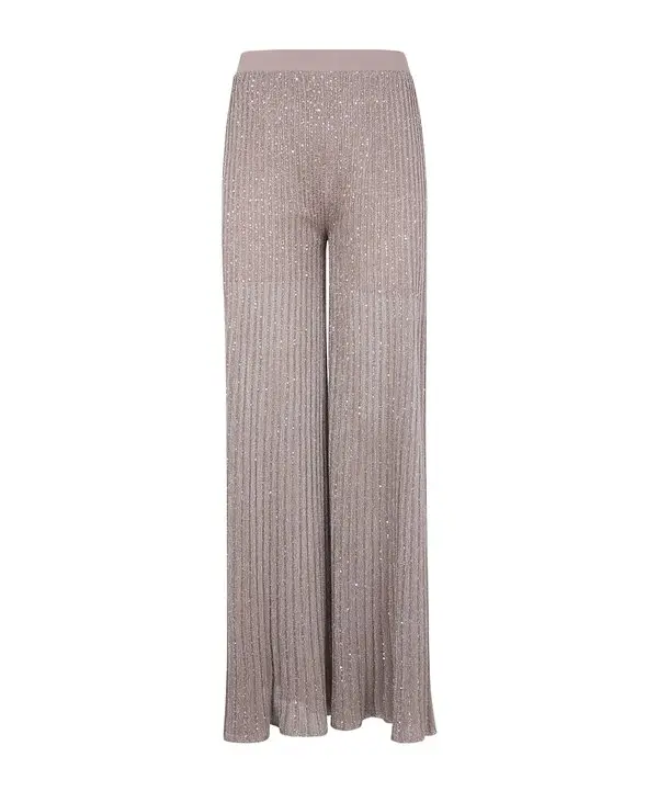 D.exterior Degradé Flared Knitted Trousers