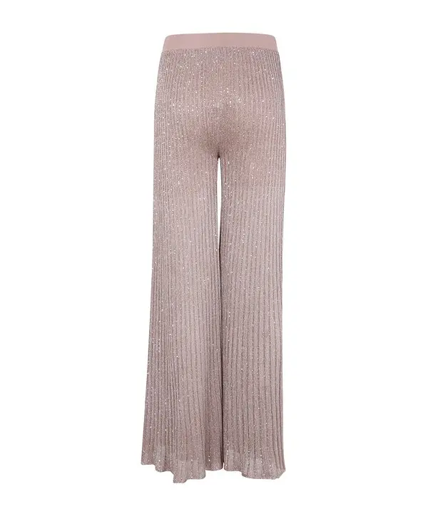 D.exterior Degradé Flared Knitted Trousers
