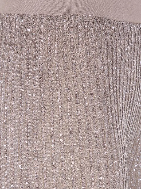 D.exterior Degradé Flared Knitted Trousers
