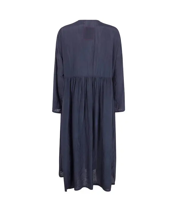 UMA WANG Round Neck Button-front Shirt Dress