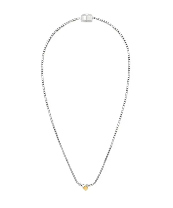 Bottega Veneta Stack Necklace - Silver/gold