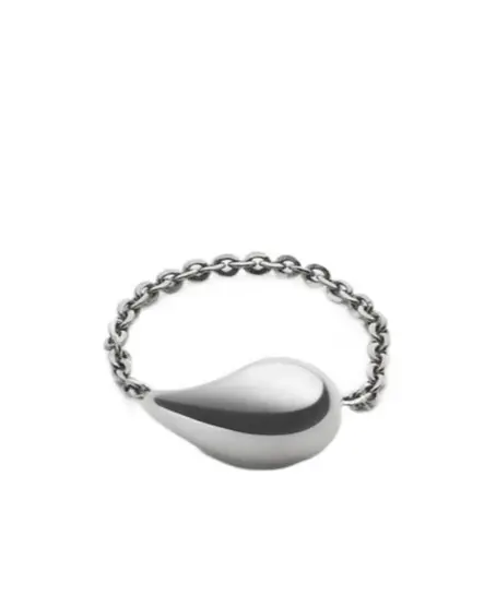 Bottega Veneta Sterling Drop Ring - Silver