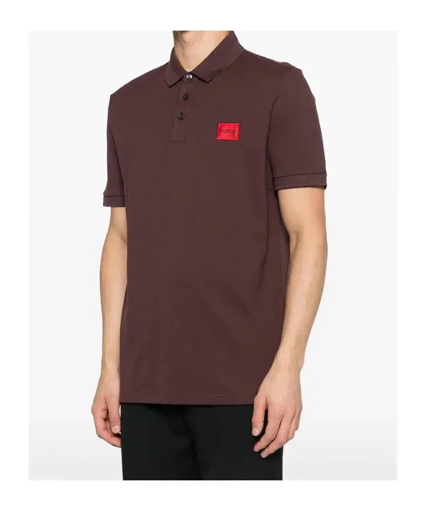 Hugo Boss Logo-patch Polo Shirt