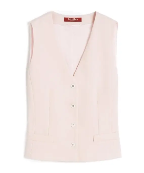 Max Mara Mstmadia Waistcoat - Pink