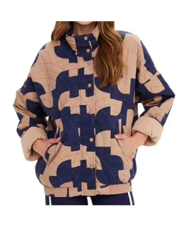The Upside Mirage Quilted Jacket - Patchwork