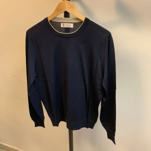 Brunello Cucinelli V-neck Knitted Pullover