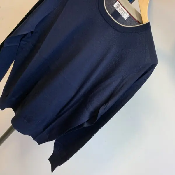 Brunello Cucinelli V-neck Knitted Pullover