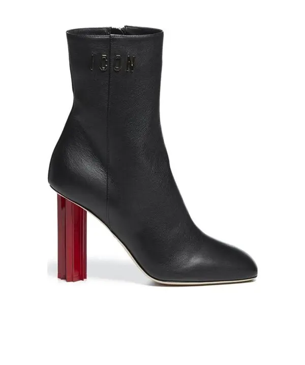 Dsquared2 Icon Ankle Boots With Creative High Heel