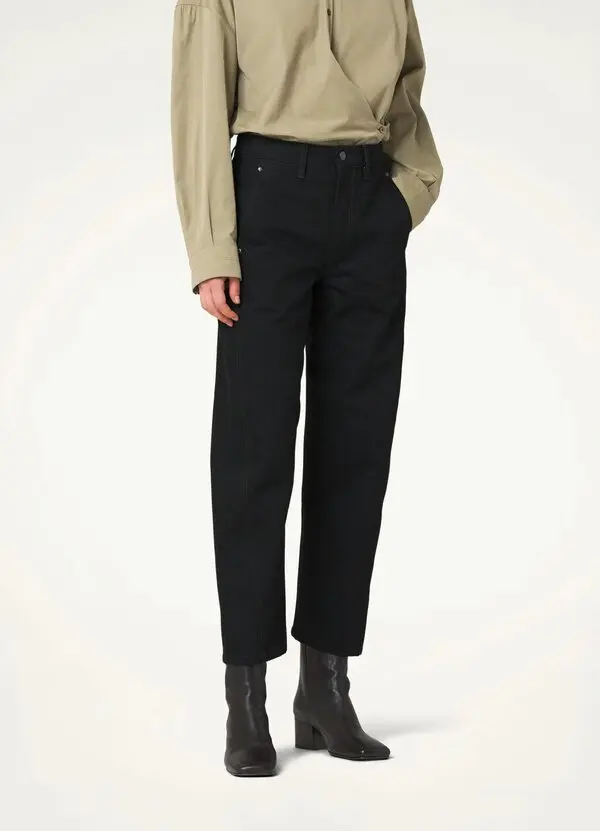LEMAIRE Twisted High Waisted Cropped Leg Jeans