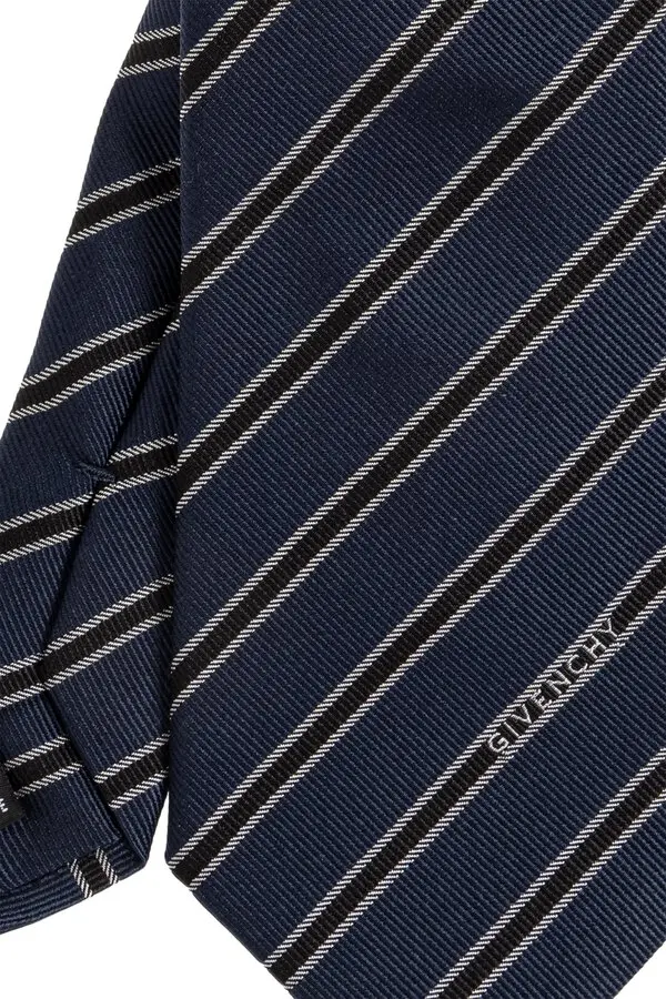 Givenchy Striped Silk Neck Tie