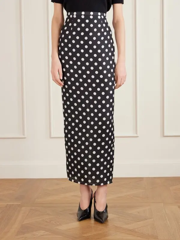 Khaite Winton Skirt - Black