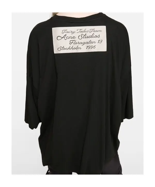 Acne Studios Gathered Logo T-shirt