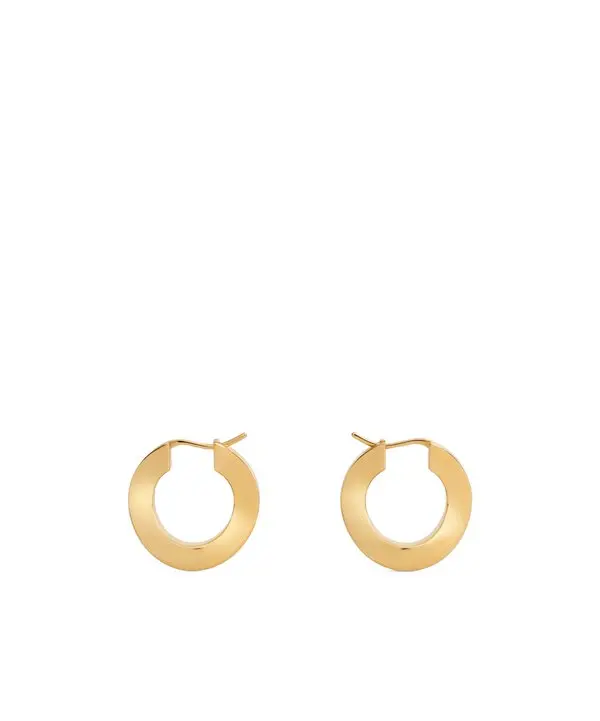Celine Formes Abstraites Square Hoops - Gold