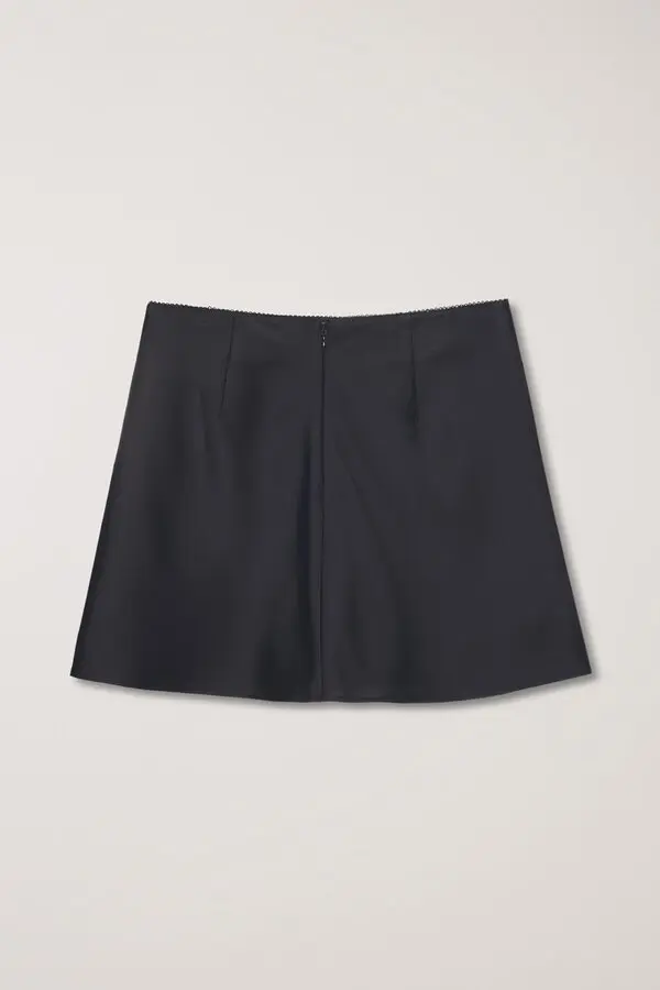 DUNST Satin Mini Skirt