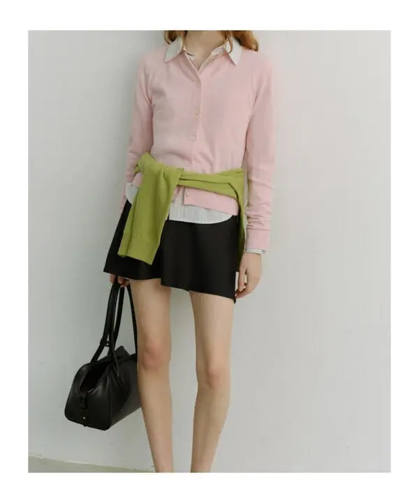 DUNST Satin Mini Skirt