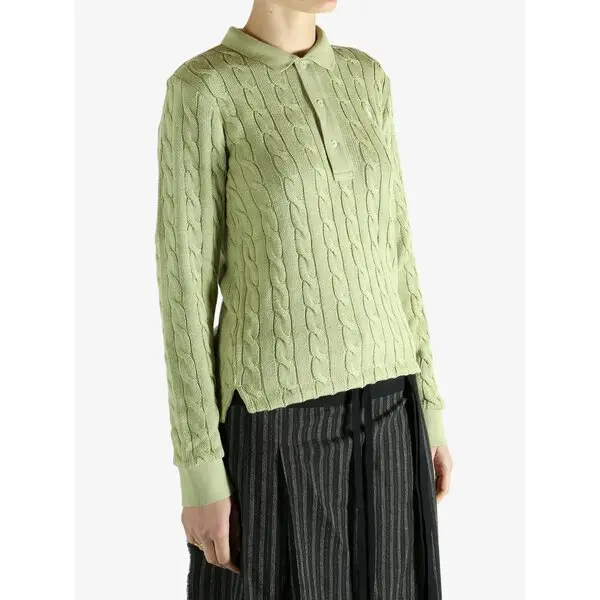 Polo Ralph Lauren Cable Knit Polo Jumper