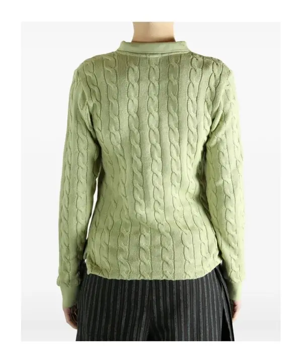 Polo Ralph Lauren Cable Knit Polo Jumper