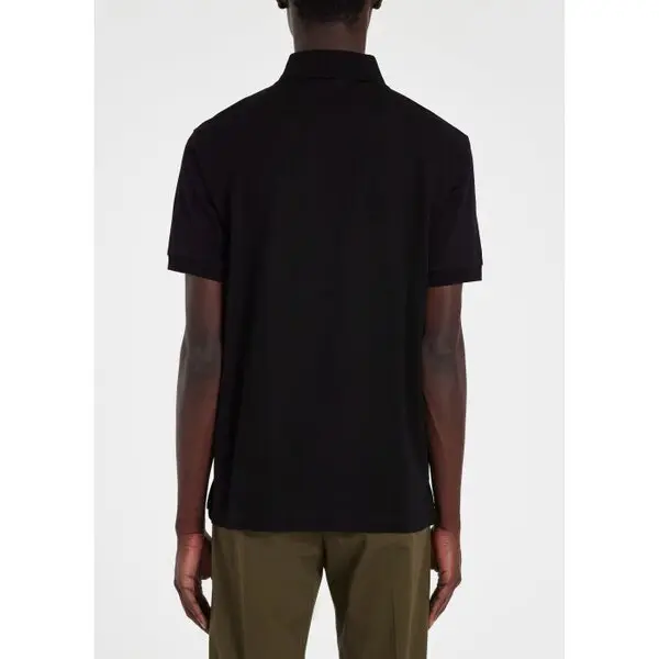 Paul Smith Signature Stripe Trim Polo Shirt