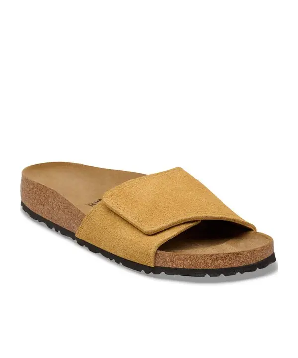 BIRKENSTOCK Solana Suede Touch-strap Sandals - Brown