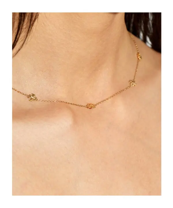Tory Burch Delicate Icon Charm Necklace
