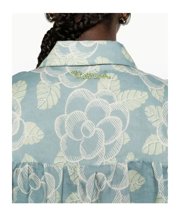 Marni Floral Print Short Sleeve Shirt