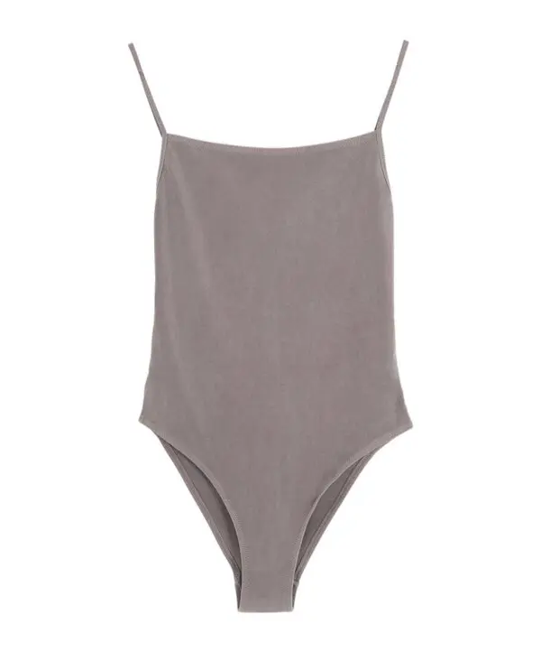 Paloma Wool Halter One-piece Swimsuit - Grey
