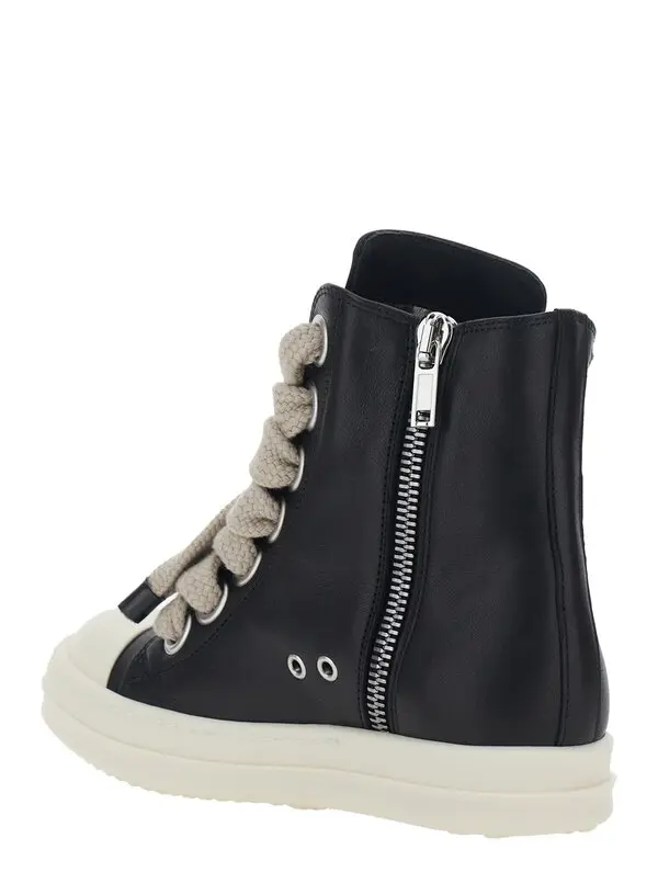 Rick Owens Temple Jumbolace High Top Sneakers