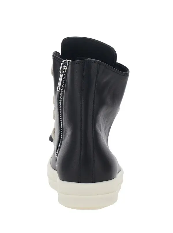 Rick Owens Temple Jumbolace High Top Sneakers