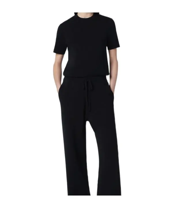 ENTIRE STUDIOS Ribbed Crew Neck Short-sleeved T-shirt