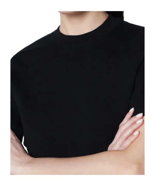 ENTIRE STUDIOS Ribbed Crew Neck Short-sleeved T-shirt
