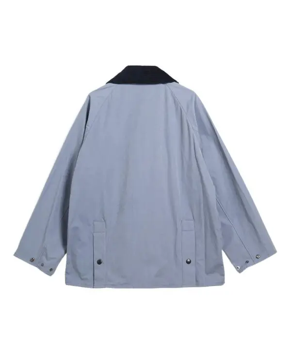 Barbour Peached Oversized Bedale Casual Jacket - Washed Blue
