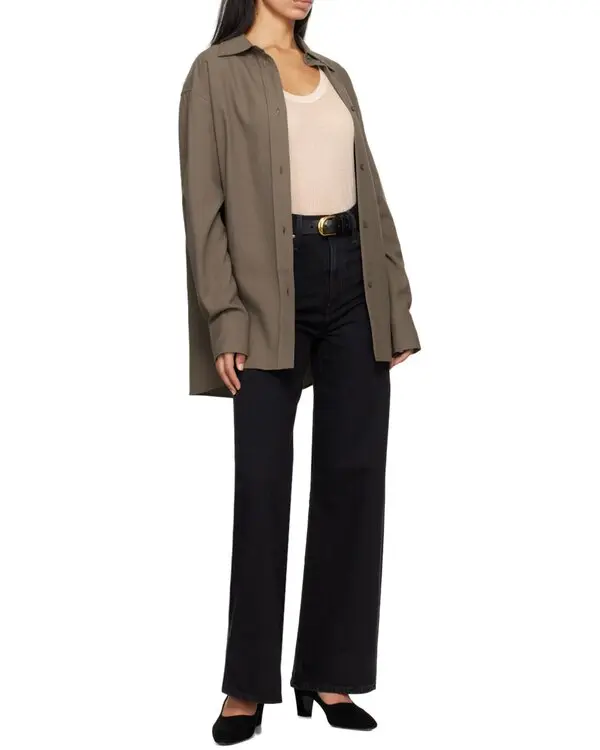LEVI'S Logo Patch Wide-leg Jeans - Black