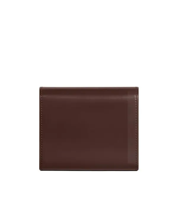 Celine Small Wallet Triomphe In Shiny Calfskin