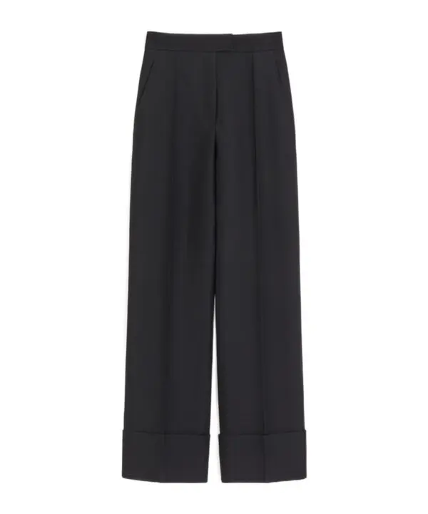 Valentino Garavani Tailored Trousers With Cuffed Hems