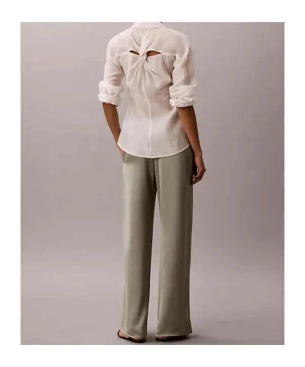 Calvin Klein Elasticated Waist Wide-leg Pants