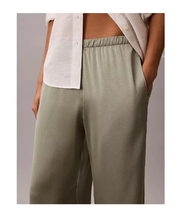 Calvin Klein Elasticated Waist Wide-leg Pants