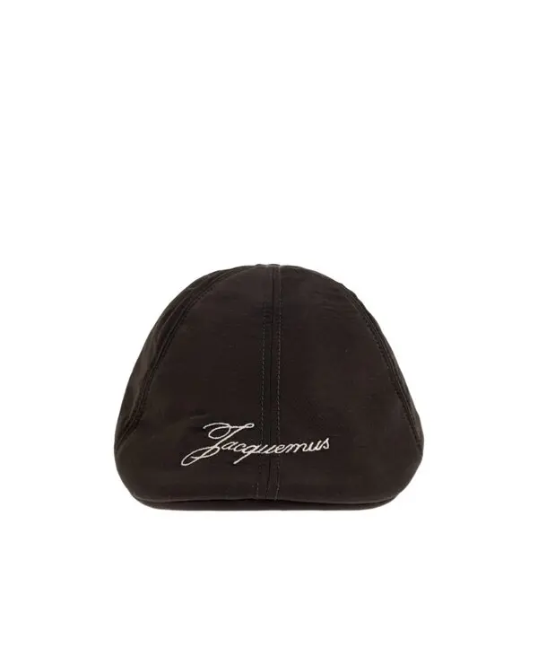 Jacquemus Embroidered Logo Cap - Black